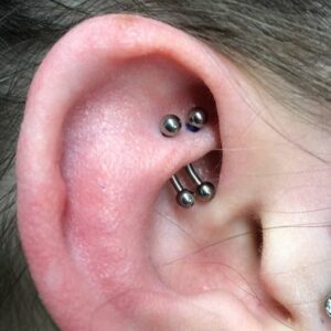 Rook Piercing – O que é? Dói? +30 Ideias Espetaculares!