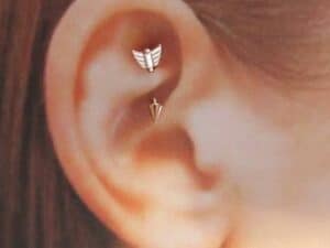 Rook Piercing – O que é? Dói? +30 Ideias Espetaculares!