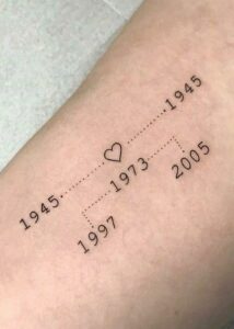 50 TATUAGENS DE DATA com significados incríveis!